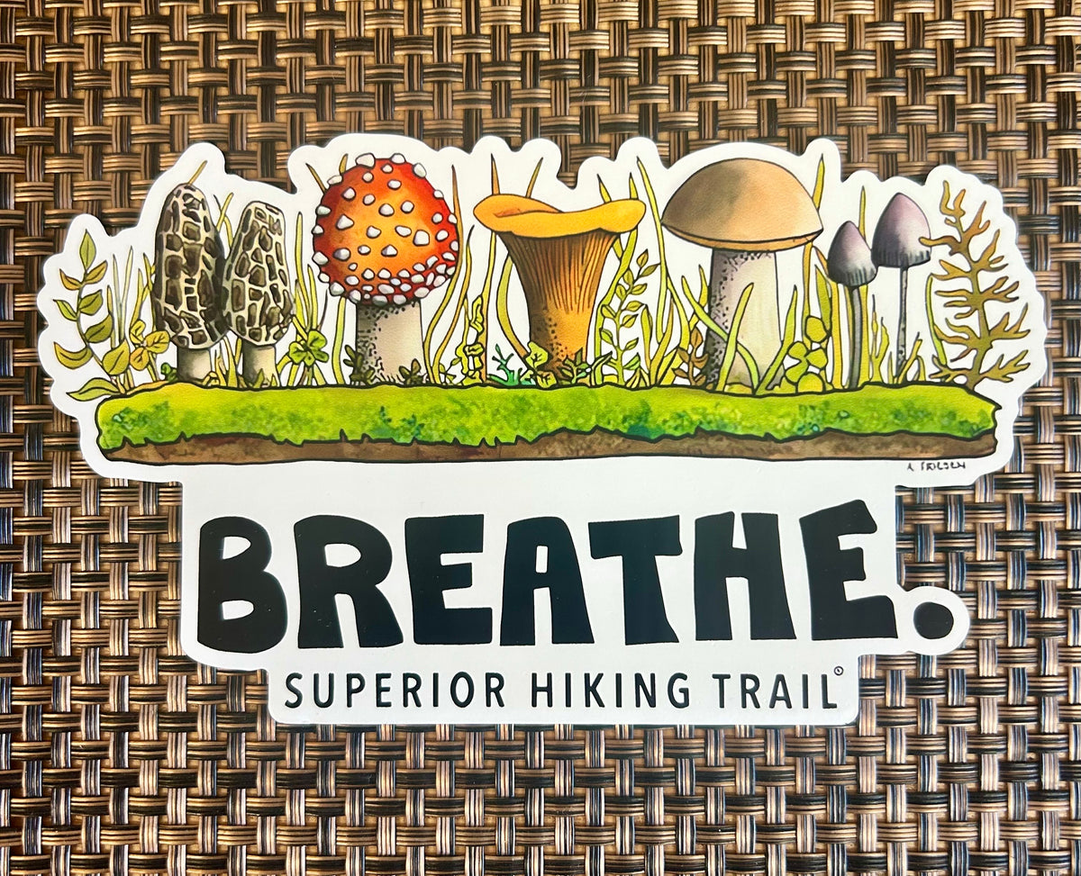 Superior Hiking Trail "Breathe" Sticker – Superior Hiking Trail Association