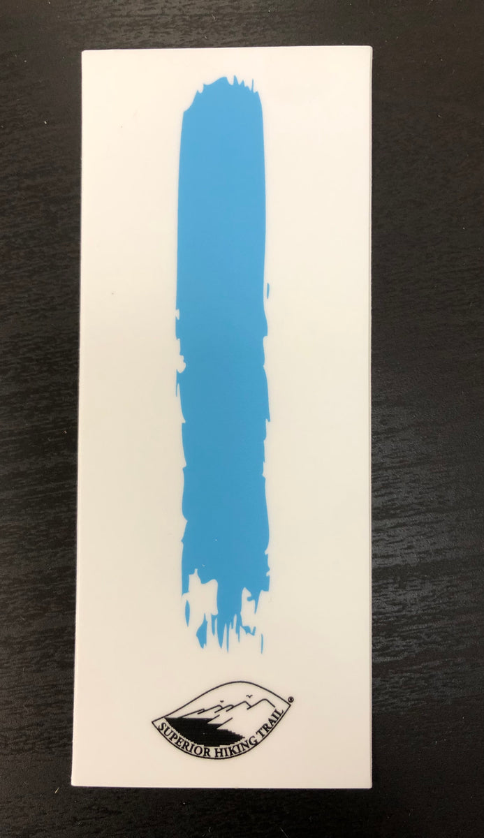 Superior Hiking Trail Blue Blaze Sticker – Superior Hiking Trail ...