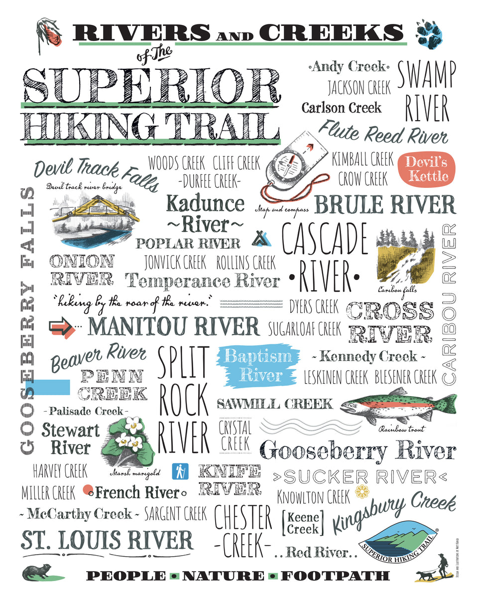Art Posters of the Superior Hiking Trail – Superior Hiking Trail ...